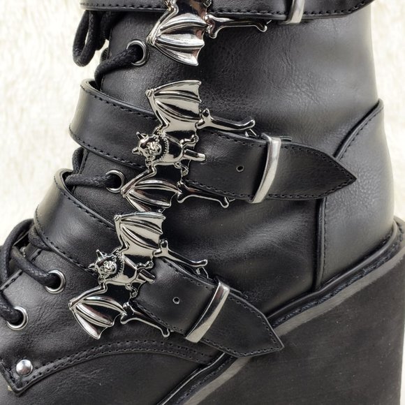 Demonia | Shoes | Swing 3 Goth Punk Platform Wedge Ankle Boots | Poshmark